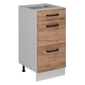 Vicco Meuble cuisine R-Line, Chêne de force doré, 40cm sans PT, Vicco