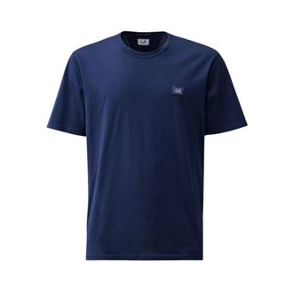 C.P. Company Blaues Estate T-Shirt Leichte Baumwolle - - Tops - Herren - Blau - L