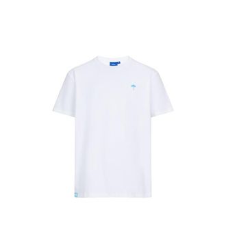 H&eacute;las. Tee-shirt droit &agrave; petite broderie