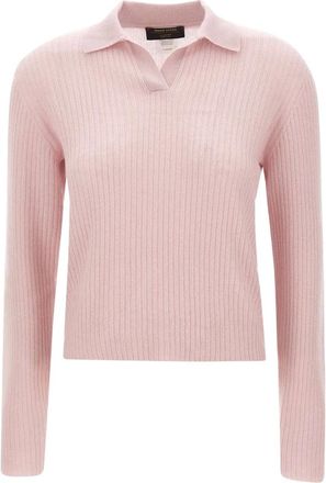 Gran Sasso Polo en cachemire - Femme - Tops - Rose - Taille: 40 FR