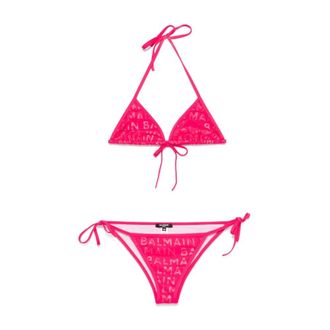 Balmain Rosa Dreieck Bikini Casual Stil - - Swimwear - Damen - Rosa - XL