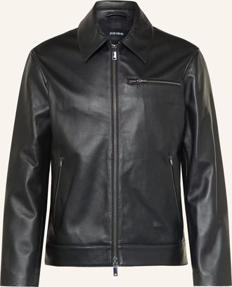 Reiss Reiss Lederjacke Strader schwarz