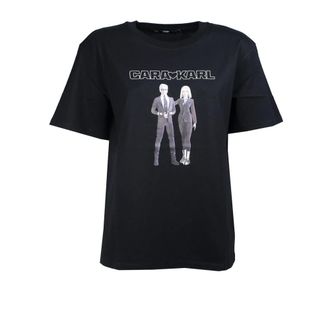 Karl Lagerfeld Avatar T-Shirt - - Tops - Damen - Schwarzk - S