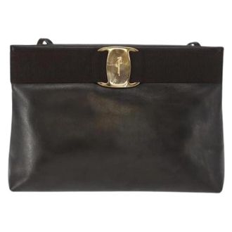 Ferragamo Pre-owned Vala Schultertasche - - Pre-owned - Damen - Braun - ONE SIZE