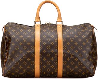 Louis Vuitton Weekender - Monogram Keepall 45 - Gr. unisize - in Braun - für Damen