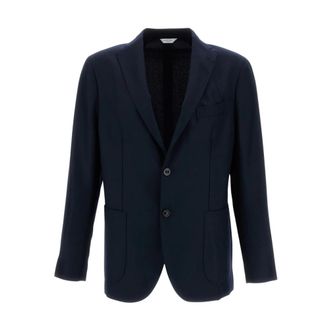 Boglioli Einknopf-Blazer - - Jackets - Herren - Blau - 3XL