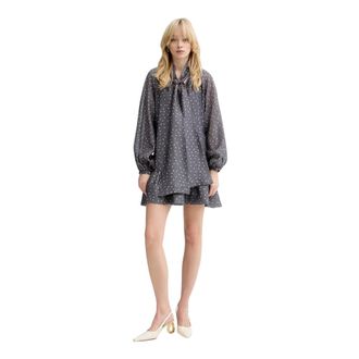 Silvian Heach Robe Komoti - Femme - Robes - Gris - Taille: 42 FR