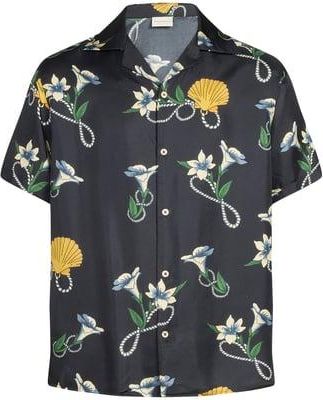 Dr&ocirc;le de Monsieur Chemise manches courtes Shell en soie