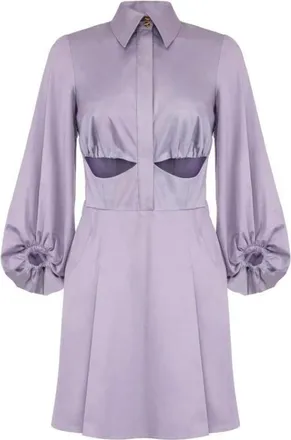 Elisabetta Franchi Damen, Kleider, Lila, SGr&ouml;&szlig;e