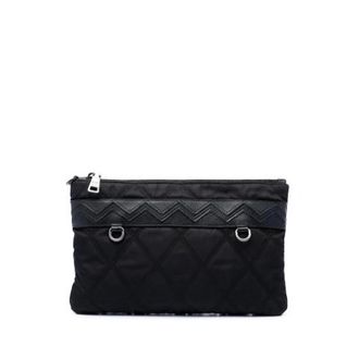 Prada Pre-owned Quilted Nylon Clutch - - Pre-owned - Damen - Schwarzk - ONE SIZE