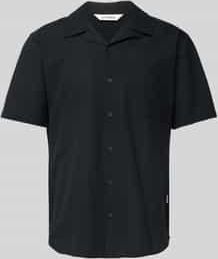 Gabba Regular Fit Freizeithemd mit Label-Detail Modell Timo Seer