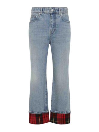 Alexander McQueen Jean Droit - Clair D&eacute;lav&eacute;