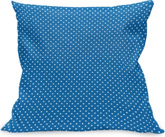 Abakuhaus Punktmuster Kissenbezug, Tupfen Muster Moderner Art Marine Jungen Thema Retro Künstlerischer Druck, Kissenhülle mit Reißverschluss Beidseitiger Druck,