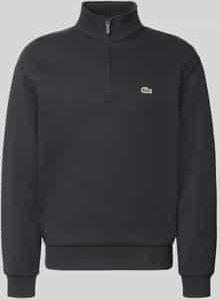 Lacoste Regular Fit Troyer aus Baumwoll-Mix