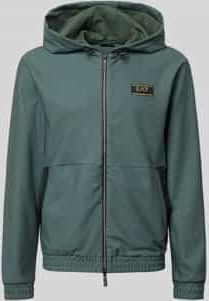 Emporio Armani Regular Fit Sweatjacke mit Logo-Patch