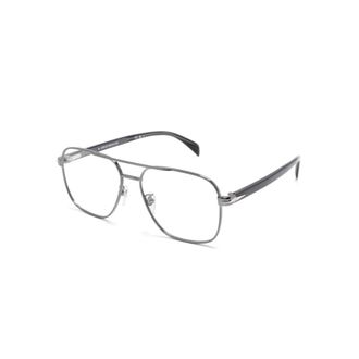 Eyewear by David Beckham Graue Optische Rahmenbrille - - Accessories - Herren - Grau - 57 MM