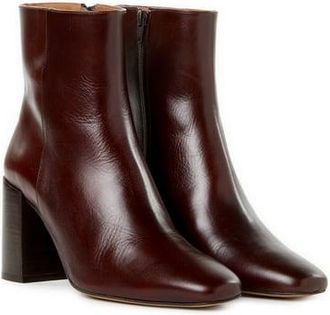 Saison 1865 Leder -Brown Daphne Heeled -Stiefel