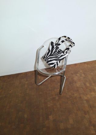 Mango Sac cabas cuir cuir et fausse fourrure noir - Femme - Taille unique - MANGO