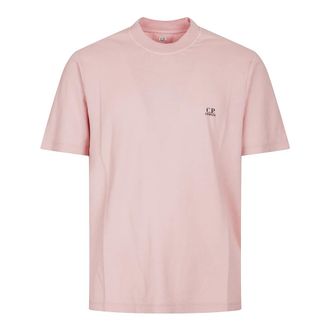 C.P. Company C.p. Company, Homme, Tops, Rose, Taille: S T-shirt avec logo
