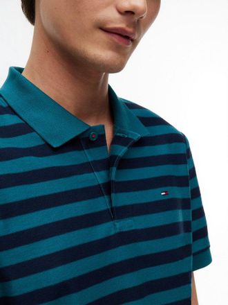 Tommy Jeans Poloshirt TJM REG STRIPE POLO EXT aus Baumwoll-Jersey, Regular Fit