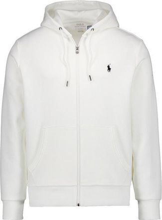 Polo Ralph Lauren Herren Sweatjacke wei&szlig; unifarben