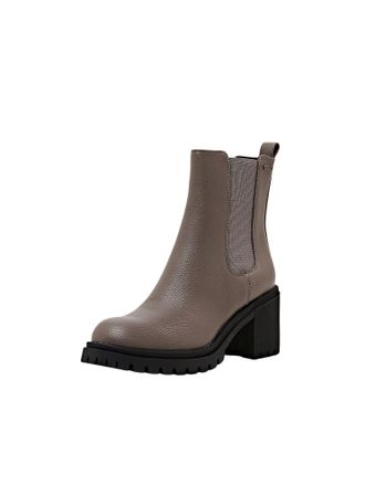 Esprit modische Damen Stiefelette, Taupe 1, 42 EU