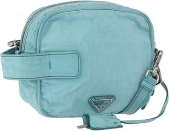 Prada Sac bandouli&egrave;re vintage doccasion - Femme - Pre-owned - Bleu - Taille: ONE Size