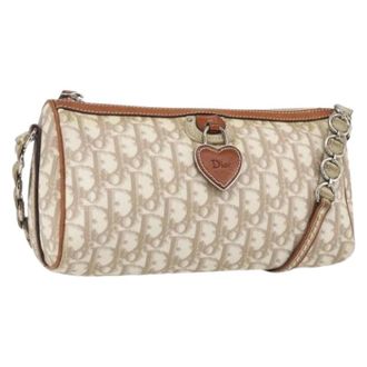 Dior Pre-owned Vintage Trotter Schultertasche - - Pre-owned - Damen - Beige - ONE SIZE
