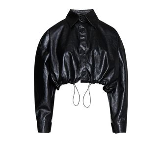 Silvian Heach Kurze Jacke mit Kn&ouml;pfen - - Jackets - Damen - Schwarzk - XS