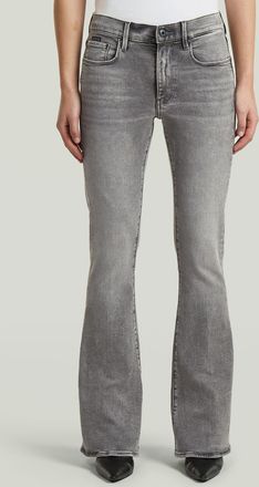 G-Star 3301 Flare Jeans - Grau - Damen