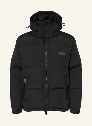 HUGO BOSS Hugo Daunenjacke Birono Mit Abnehmbarer Kapuze schwarz