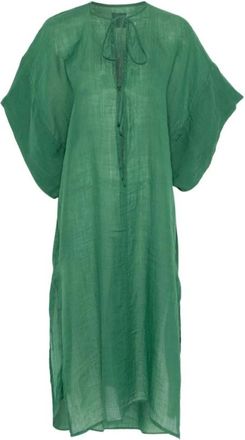 Fisico Femme, Robes, Vert, Taille: 36 FR Caftano lungo