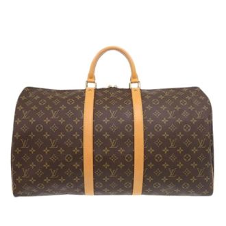 Louis Vuitton unisex, Pre-owned, Brun, Taille: ONE Size Pre-owned Tissu sacs-de-voyage