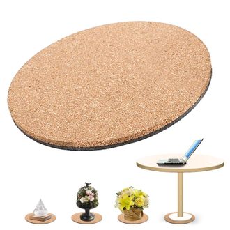 Generico Untersetzer aus Kork f&uuml;r Blument&ouml;pfe, rund, nat&uuml;rlich, wasserdicht, rutschfest, f&uuml;r Topfpflanzen, umweltfreundliche saugf&auml;hige Matten, dekorativer Sch