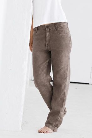 Hempage Hempage Herren vegan Hose Hempage Dust Brown