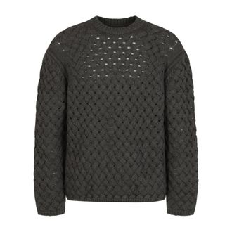 C.P. Company C.p. Company, Homme, Pulls, Bleu, Taille: M Pull ras du cou en laine dagneau