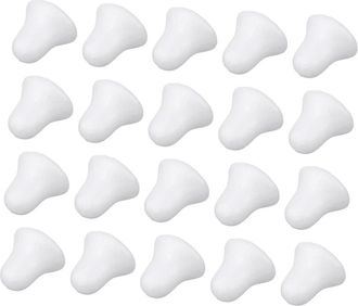 Supvox 20 St&uuml;ck Wei&szlig;e Schaumstoff Glocken Selbstgemacht Bastelset 74cm Gl&ouml;ckchenform f&uuml;r Weihnachtsbaumdekoration und Geburtstagsfeier