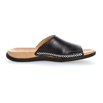 Gabor Pantoletten Rauleder braun - - Shoes - Damen - Schwarzk - 36 EU