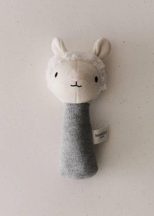 Mango Hochet pour b&eacute;b&eacute; en forme de mouton gris - Home - Taille unique - MANGO HOME