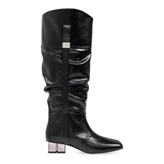 Ganni Slouchy Kniehohe Stiefel - - Shoes - Damen - Schwarzk - 40 EU
