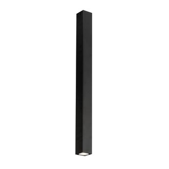 Luce-Ambiente-Design Fluke Square Ceiling Light in Black Metal 75cm