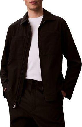 Calvin Klein Veste l&eacute;g&egrave;re textur&eacute; en seersucker