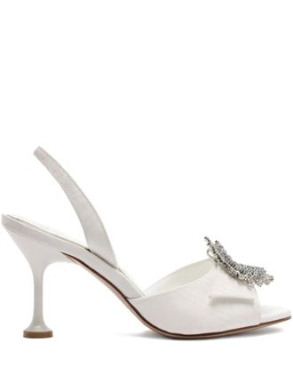 Alexandre Birman sandales Madelina 85 mm &agrave; talon - Blanc