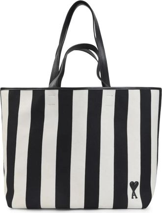Ami Shopper & Totes - Cotton Canvas Shopper Tote Bag - Gr. unisize - in Schwarz - f&uuml;r Damen