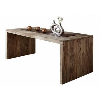 Massivmoebel24 Schreibtisch Sheesham 200x90x77 grau ge&ouml;lt nature grey 712