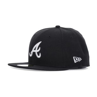 New Era Casquette ajust&eacute;e 59Fifty &agrave; visi&egrave;re plate - Homme - Accessoires - Noir - Taille: ONE Size