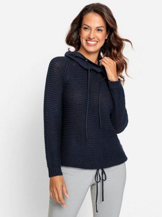 Witt Strickpullover Pullover Langarm Links-Strick, Strukturstrick