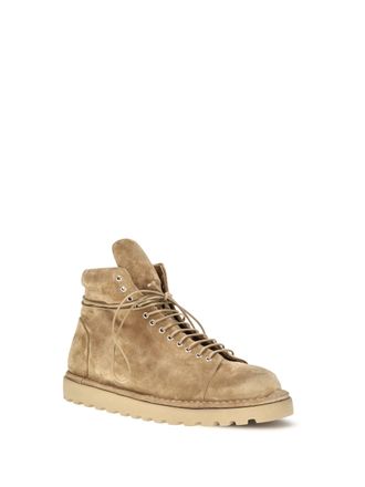 Mars&egrave;ll Mens Lace-Up Shoes Hazelnut Flat