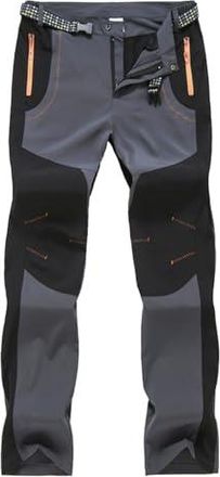 Generico Pantalon de Chasse Homme Softshell Anti-déchirure Léger Pantalon de Travail Imperméable Sport Pantalon de Randonnée Baggy Confortable Pantalon de Mont