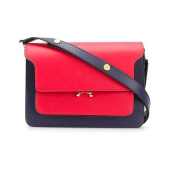 Marni Femme, Sacs, Rouge, Taille: ONE Size Sac à bandoulière rouge-violet